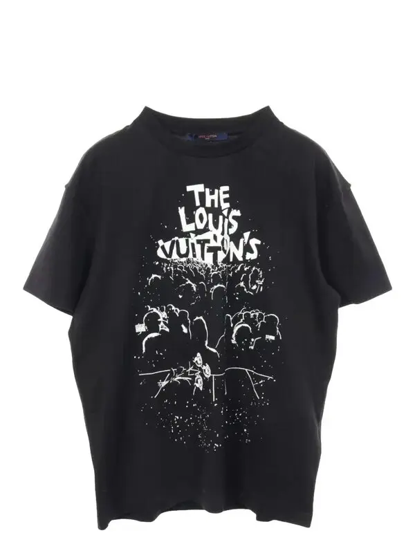 LOUIS VUITTON 2020s Concert-print T-shirt - Black