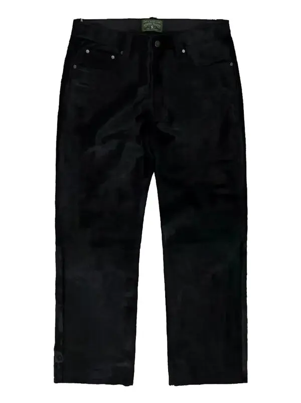DENIM TEARS Calf-hair Trousers - Black