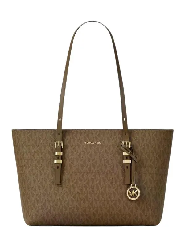 Michael Kors Quinn Monogram Tote Bag - Brown
