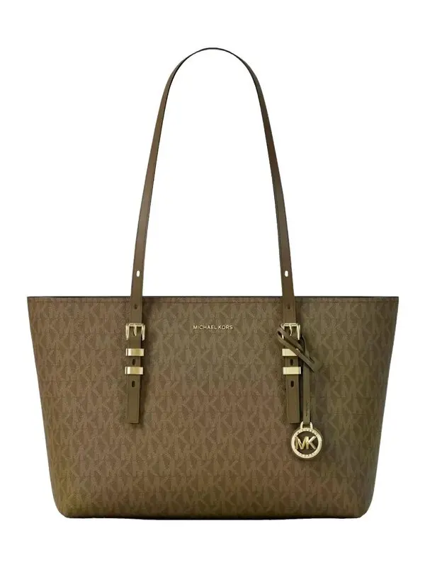 Michael Kors Quinn Monogram Tote Bag - Brown