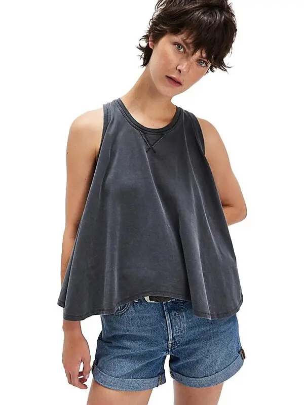 Free People We The Free Hialeah Tank Top - Black