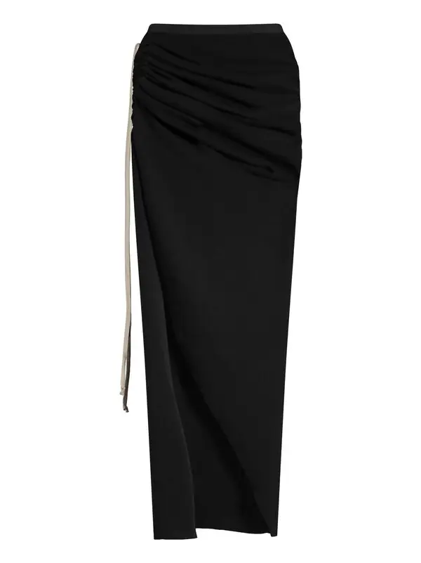 Rick Owens Edfu" Maxi Skirt - Black