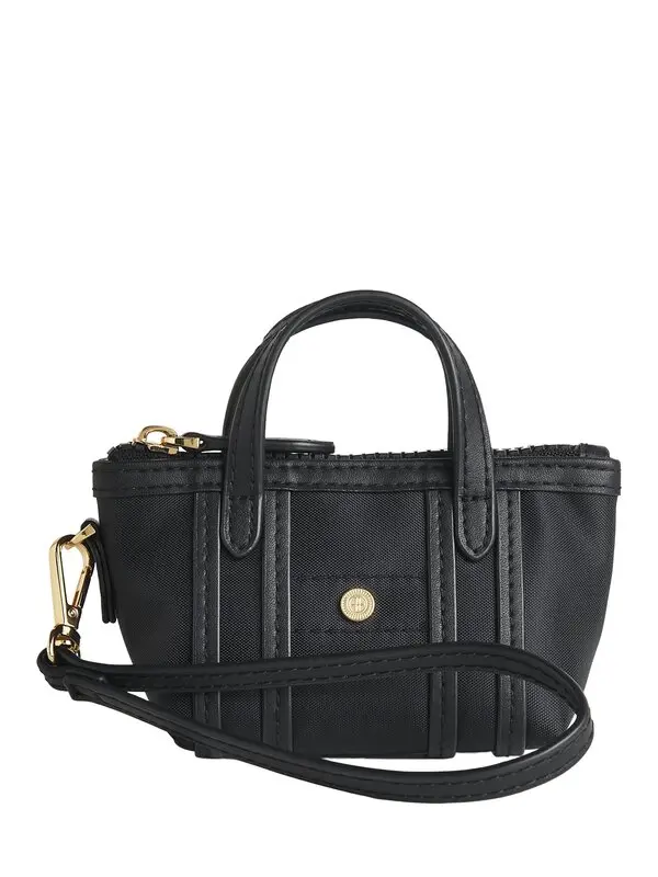 Harrods Jetsetter Nylon Bag Charm - Black