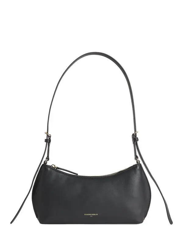 Claudie Pierlot Leather Shoulder Bag - Black