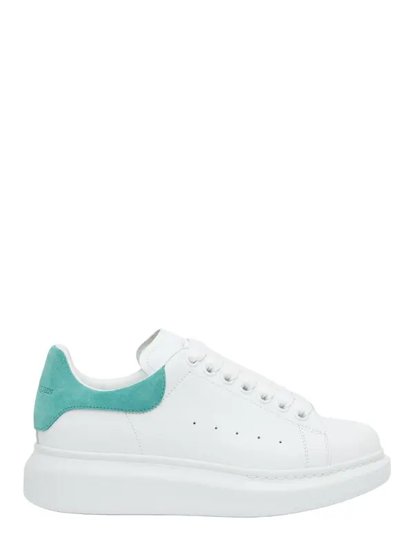 Alexander McQueen Oversized Leather Sneakers - Nude