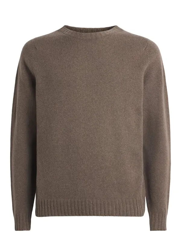 John Smedley Recycled Cashmere-wool Norfolk Sweater - Brown