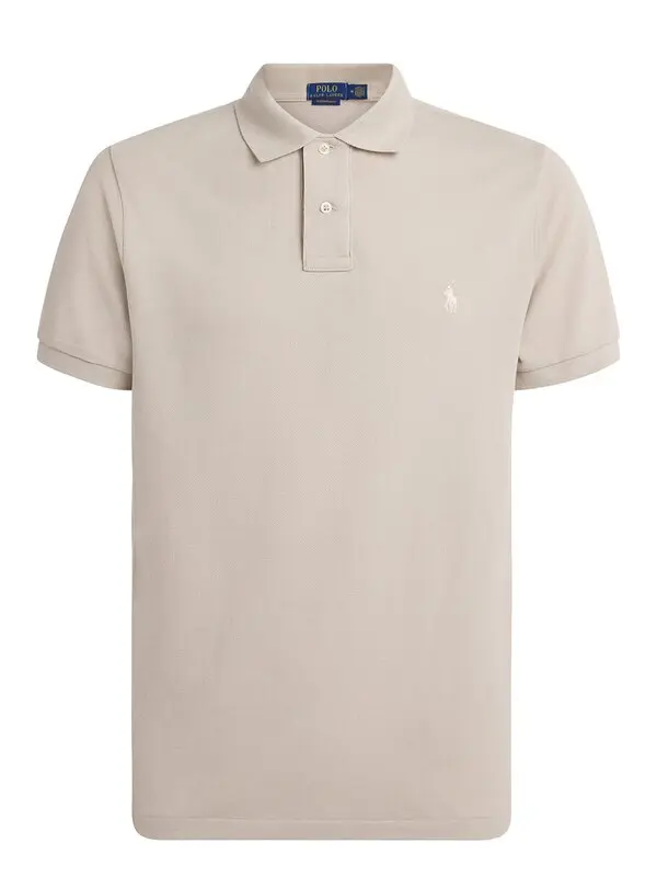 Polo Ralph Lauren Cotton Mesh Polo Shirt - Ivory