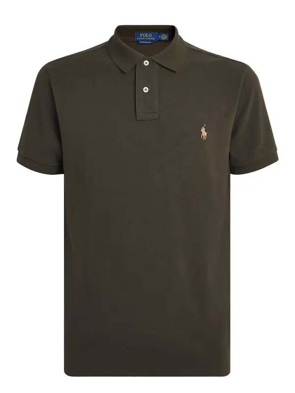 Polo Ralph Lauren Cotton Mesh Polo Shirt - Green