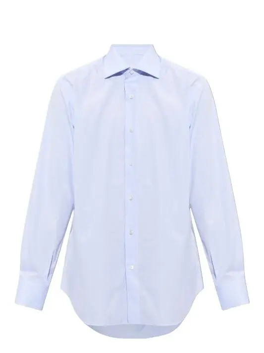 Brioni Long-sleeved Shirt - Blue