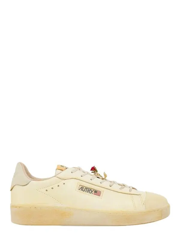 AUTRY Logo Sneakers - Beige