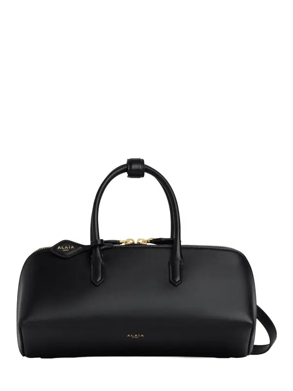 Alaïa Delta Small Bag In Box Calfskin - Black