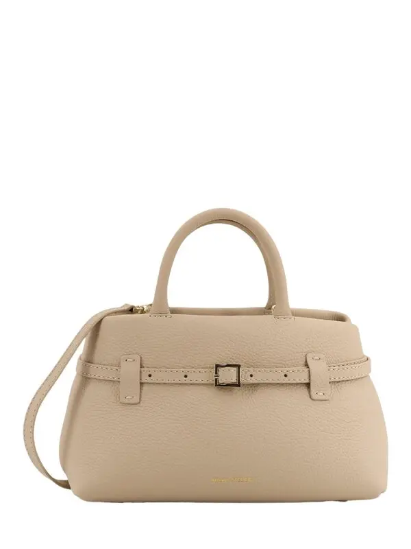 Manu Atelier Le Cambon 25 Top Handle Shoulder Bag - Nude
