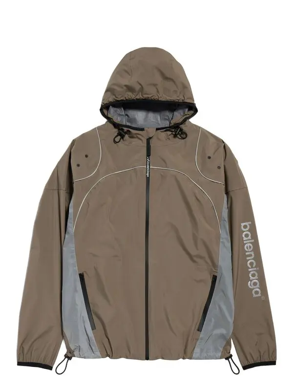 Balenciaga Techwear Zip-up Jacket - Grey