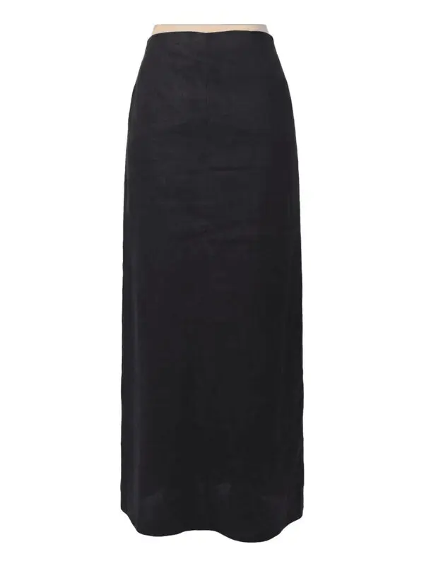 MUDA CLOTHING FZ LLC Linen Maxi Skirt - Black