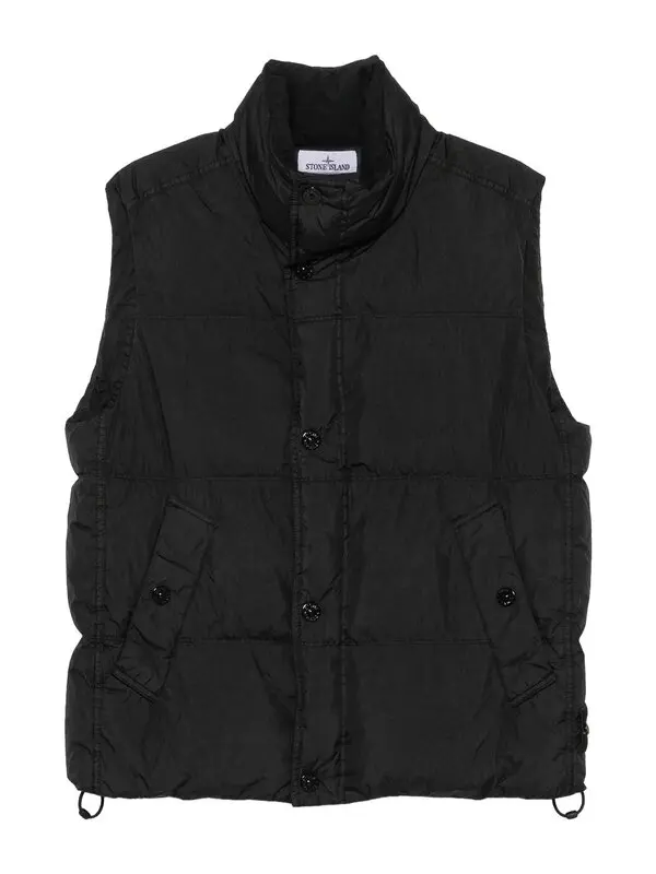 Stone Island Padded Down Gilet - Black