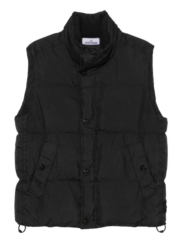 Stone Island Padded Down Gilet - Black