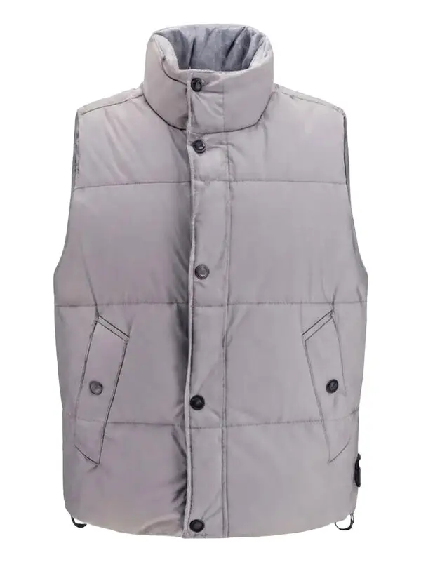 Stone Island Padded Down Gilet - Gray