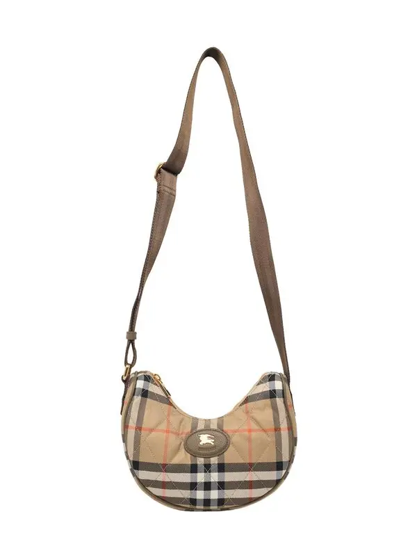 Burberry Horseshoe Crossbody Bag - Cream