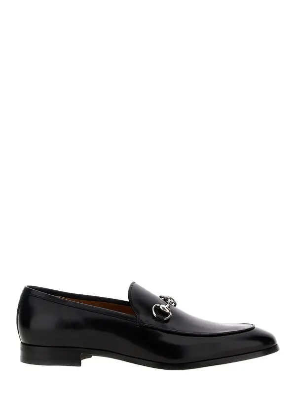 Gucci Morsetto Loafers In Calfskin Leather - Black