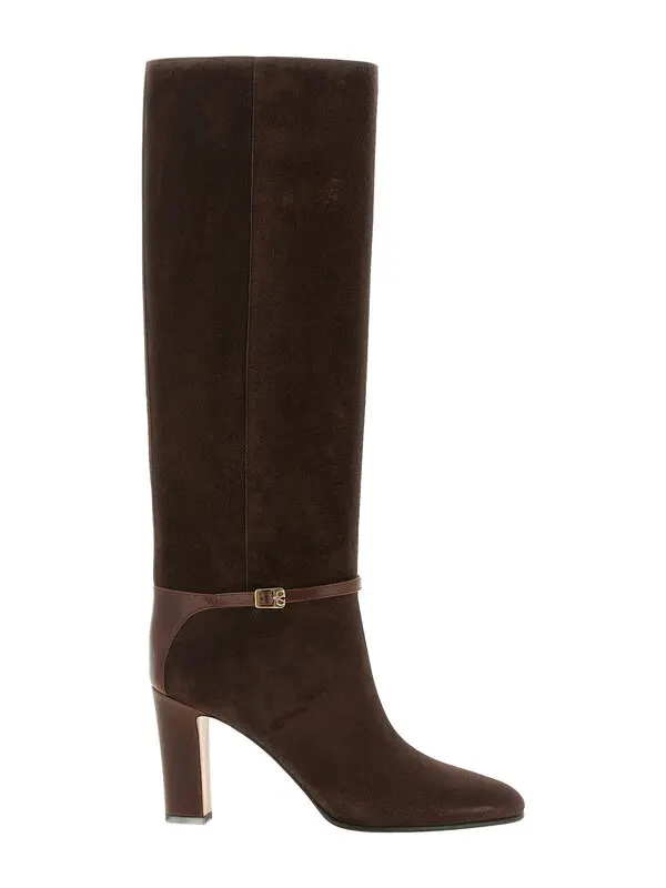 Valentino Garavani Pattie" High Boots - Brown