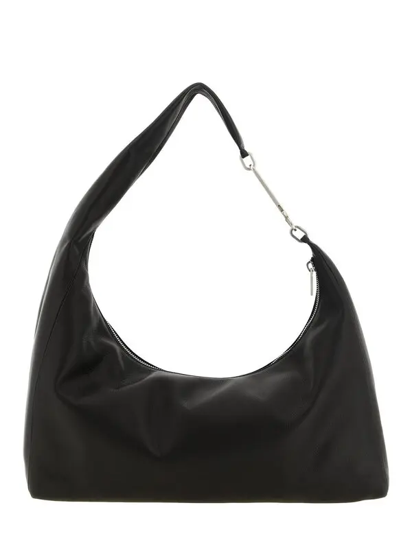 Rick Owens Cropped Gemini Shoulder Bag - Black