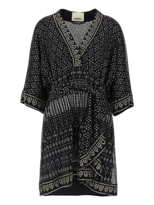 Isabel Marant Étoile Nawel Dress With Metal Embroidery - Multicolor