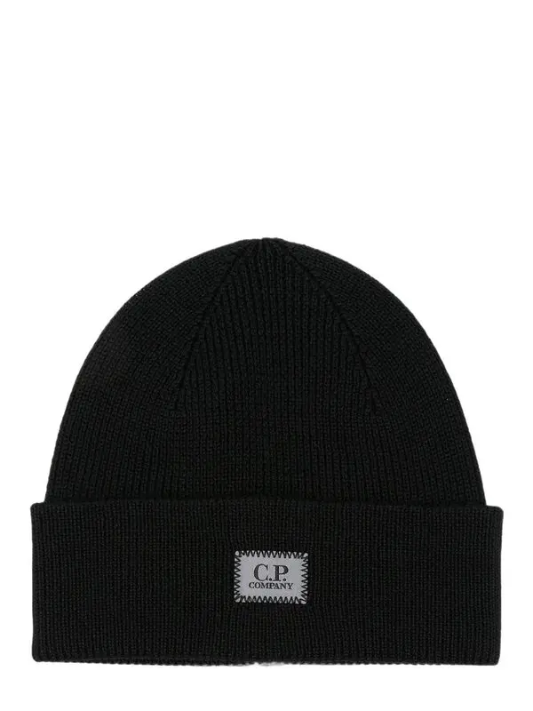 C.P. COMPANY Wool Beanie - Black