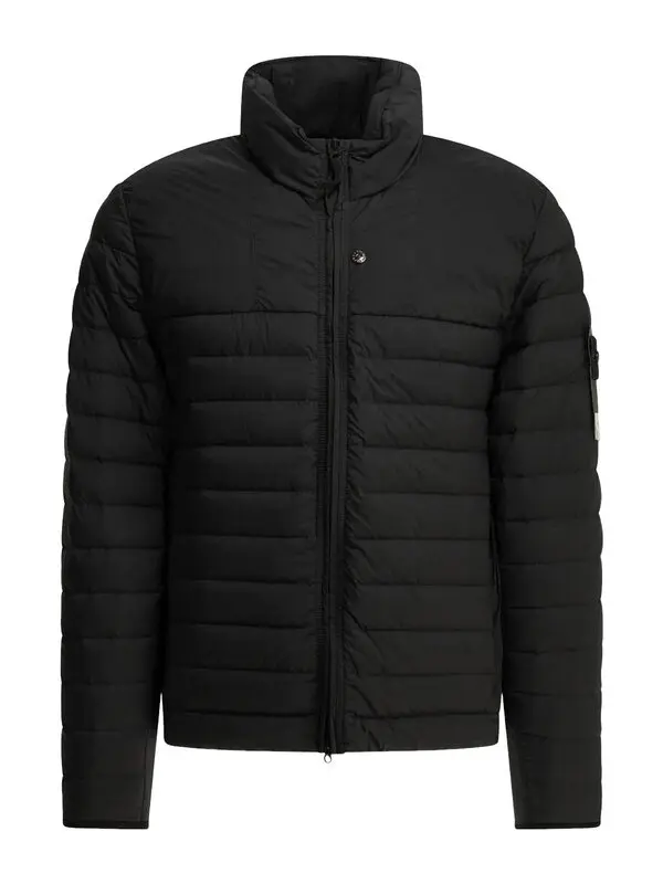 Stone Island Quilted Down Jacket - Black