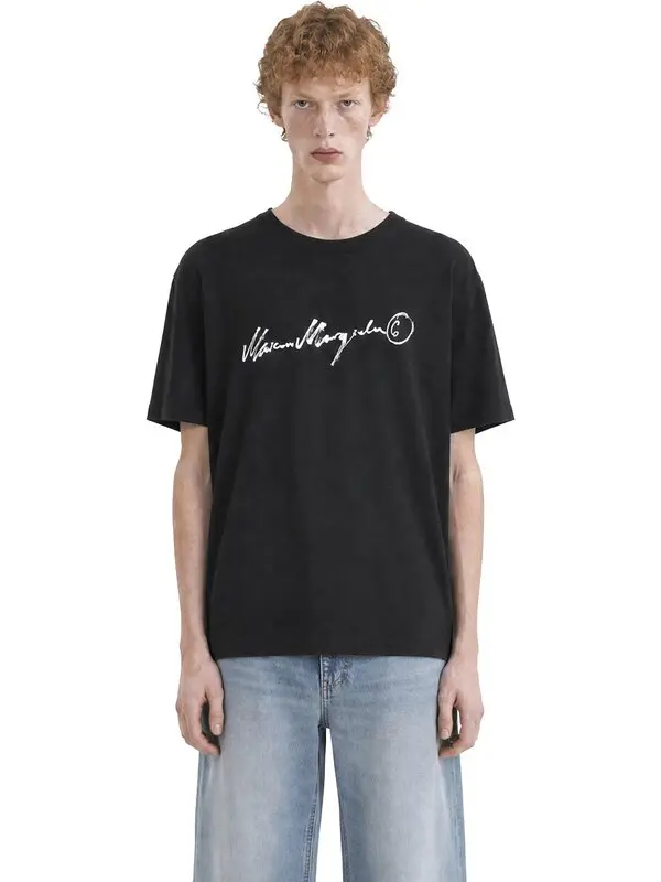 MAISON MARGIELA Overdyed Jersey T-shirt - Black