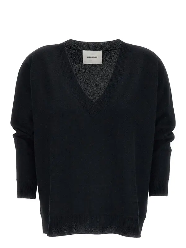 LISA YANG Kenny V-neck Cashmere Sweater - Multicolor
