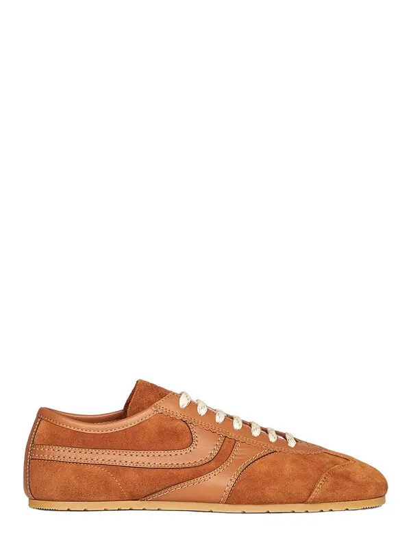 Dries Van Noten Suede And Leather Sneakers - Multicolor
