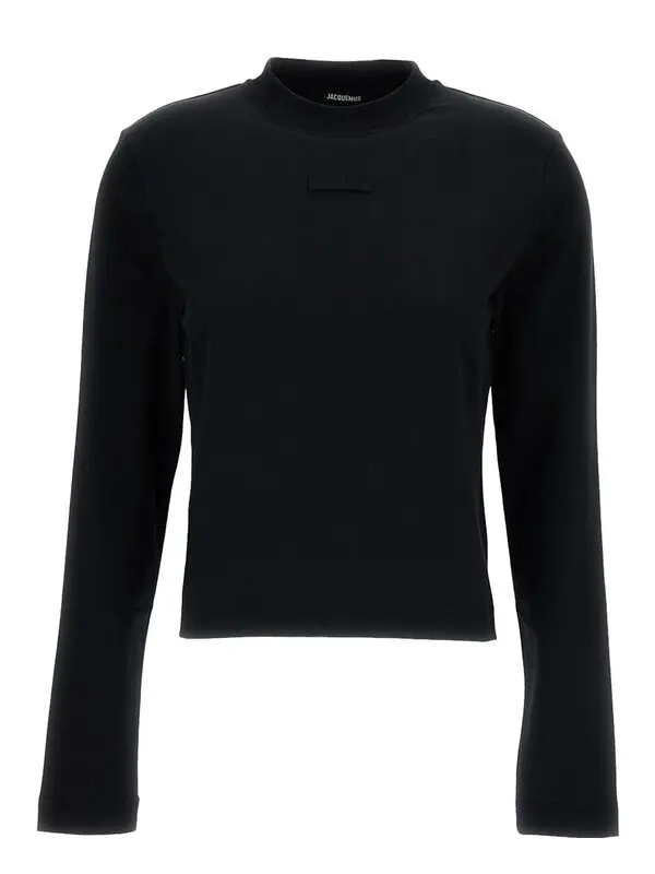 Jacquemus Long-sleeved Grosgrain T-shirt - Multicolor