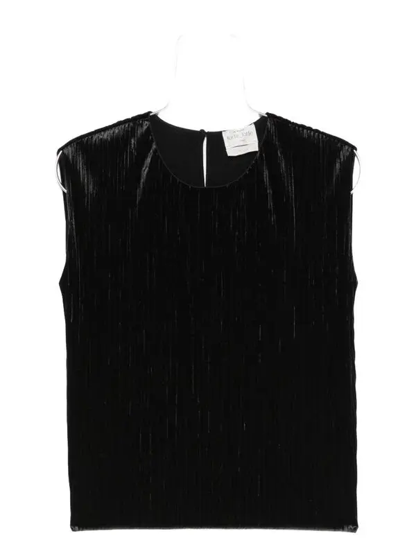FORTE_FORTE Sleeveless Pleated Top - Multicolor