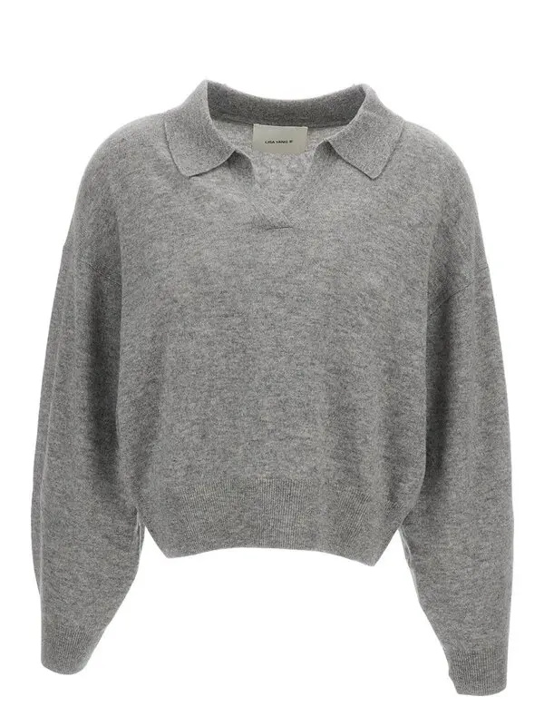 LISA YANG Katriel Polo Sweater - Multicolor