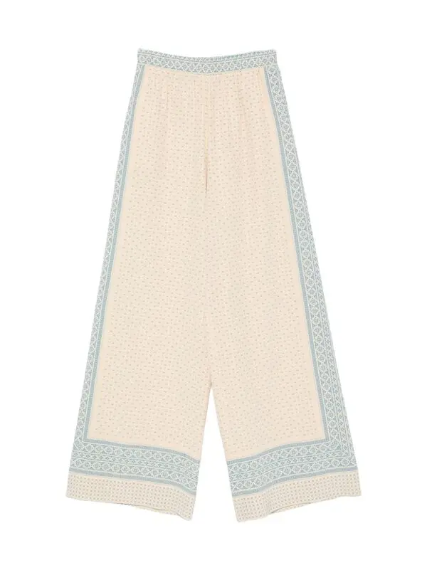 ERMANO SCERVINO Ermanno Scervino Geometric Print Trousers - Multicolor