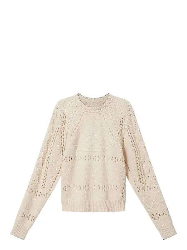 Isabel Marant Étoile Luce Wool And Cotton Sweater - Multicolor