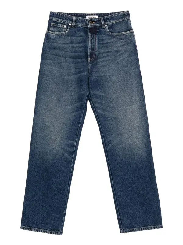 Miu Miu Denim Cotton Jeans - Multicolor