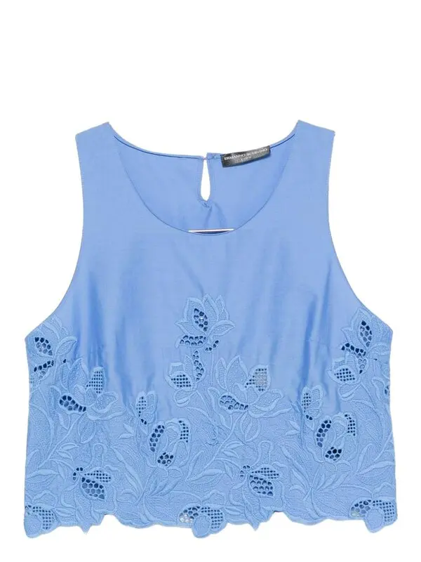 ERMANO SCERVINO Ermanno Scervino Embroidered Cotton Shirt - Multicolor