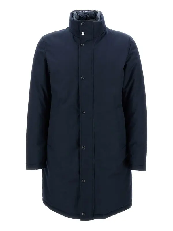 Herno Coat With Removable Bib - Multicolor