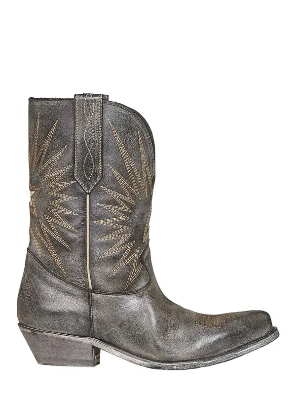 GOLDEN GOOSE Wish Star Low Boots - Multicolor