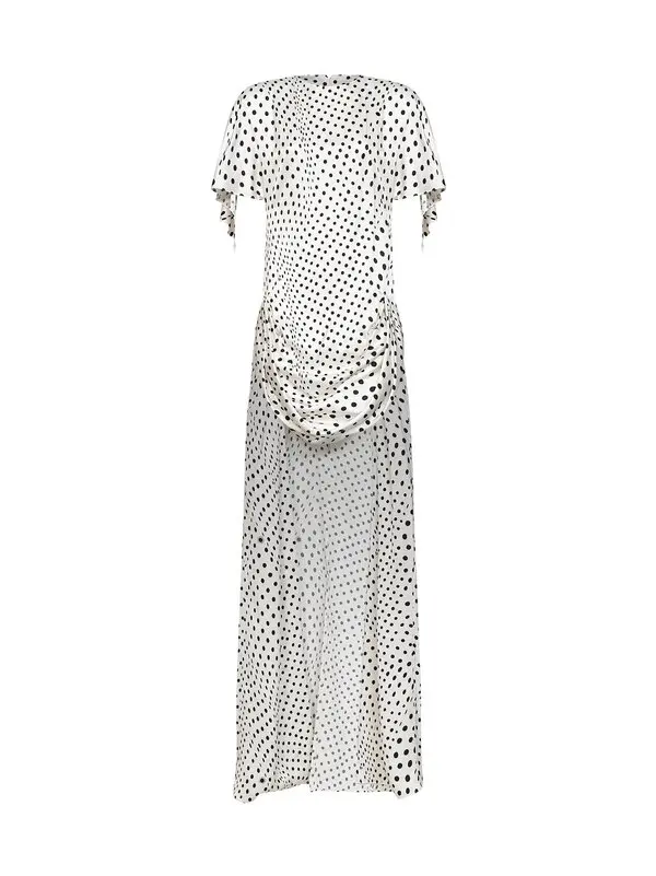 Stella McCartney Polka Dot Asymmetric Dress - Multicolor