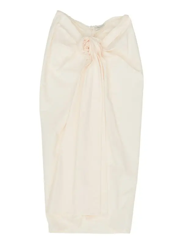 Magda Butrym Draped Knot Detail Long Skirt - No