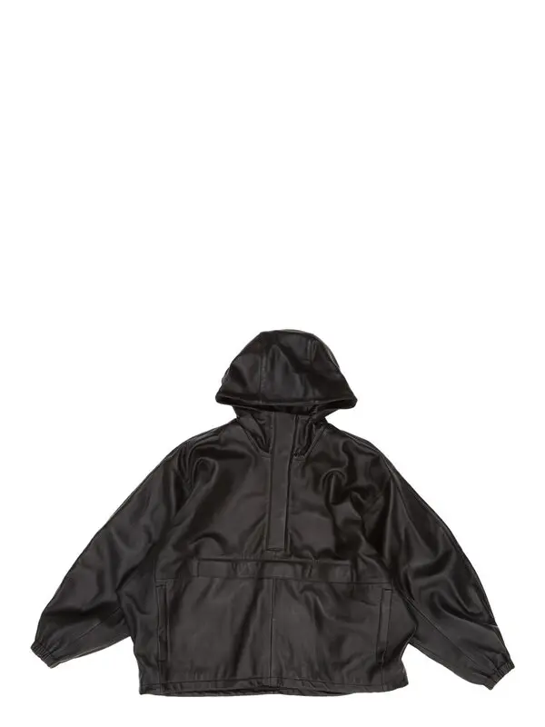 RÓHE Hooded Leather Jacket - No