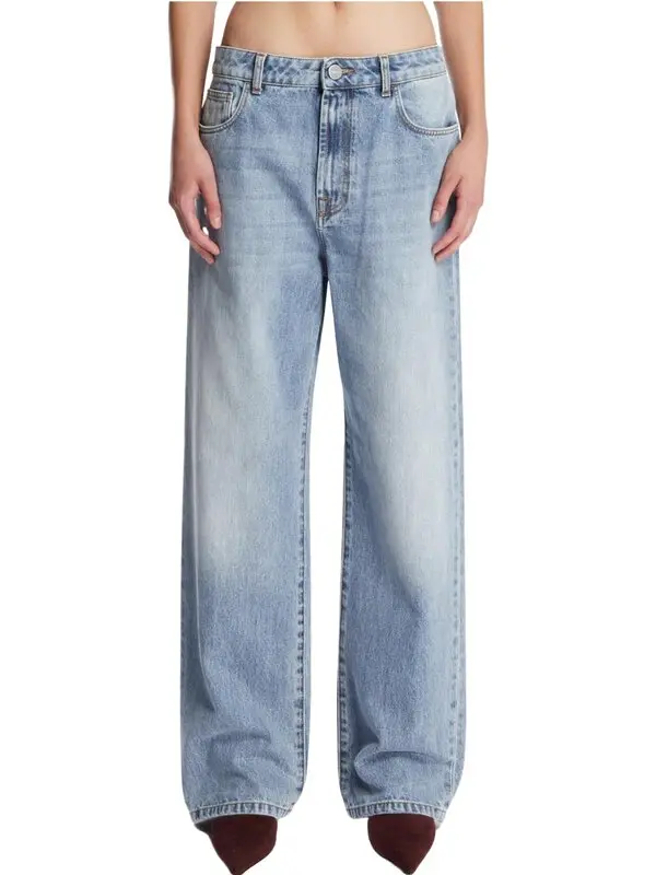 RÓHE Belt-loop Jeans - Blue