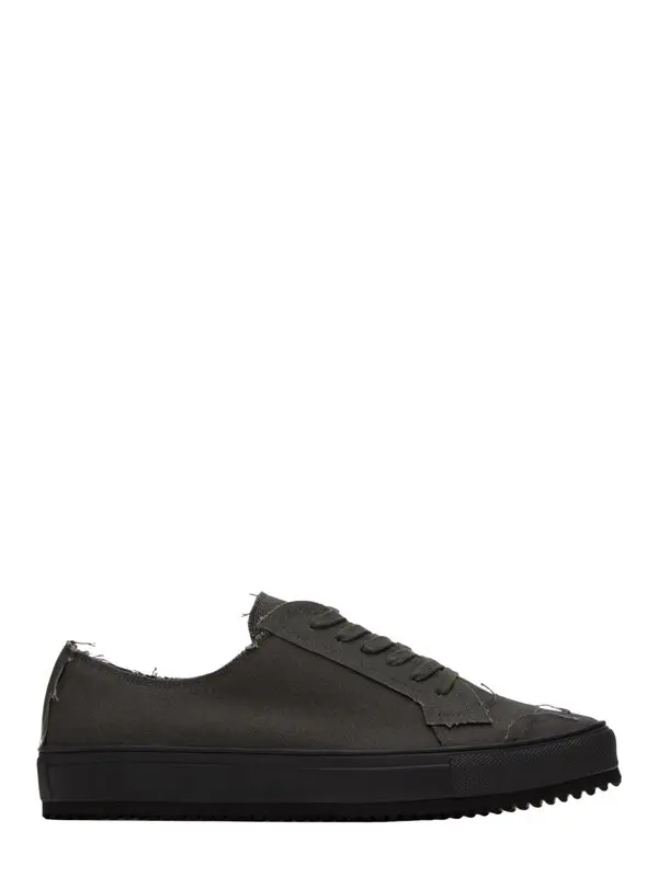 Yohji Yamamoto Lace-up Low-top Sneakers - Grey