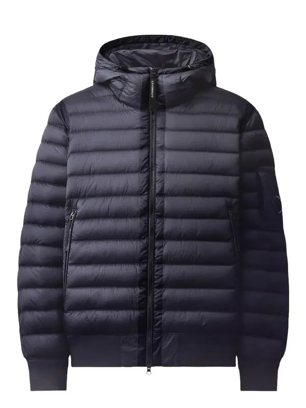 C.P. COMPANY Logo Down Jacket - Multicolor