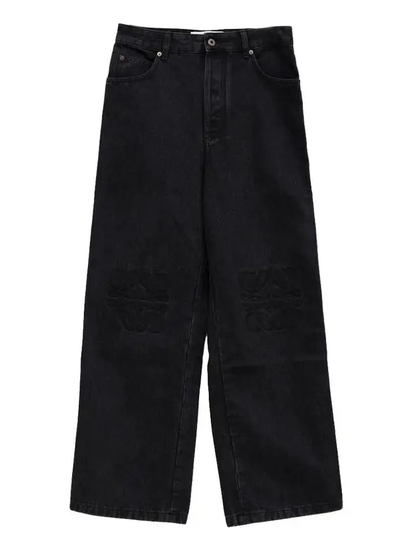 Loewe Anagram Baggy Denim Jeans - Multicolor