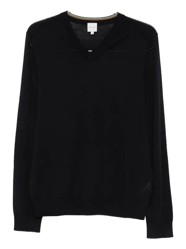 Paul Smith V-neck Wool Sweater - Multicolor