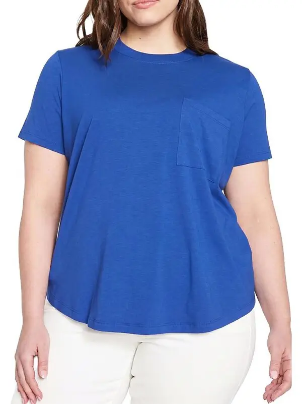 Universal Standard Garcon Tee With Pocket - Lapis
