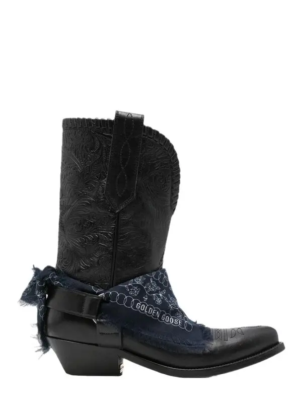 GOLDEN GOOSE Wish Star Leather Boots - Multicolor